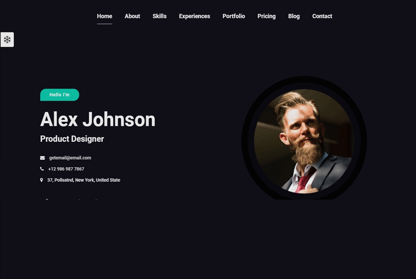 Cv Portfolio Html Template Free Download FREE PRINTABLE TEMPLATES